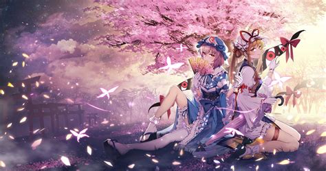 Yuyuko And Yukari By Cibo9 Rtouhouart