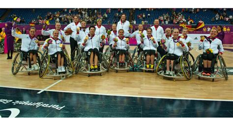Das Rollstuhlbasketball Nationalteam Der Damen Freut Sich über Dbs