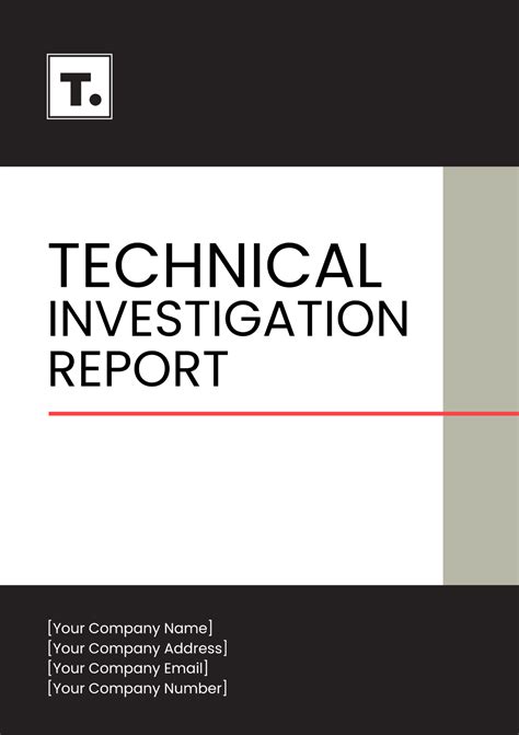 Free Professional Theft Investigation Report Template To Edit Online