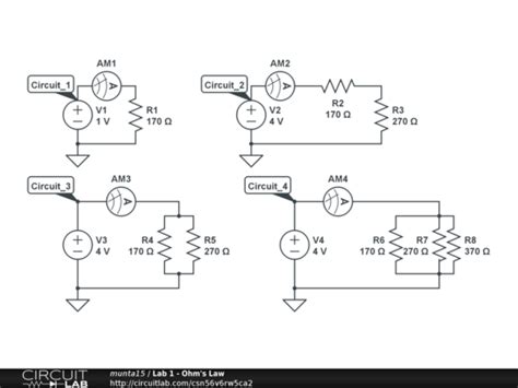 Lab 1 Exercise 2 Part 1 CircuitLab