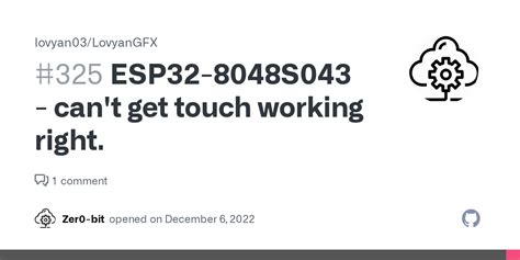 esp32 8048s043 can t get touch working right · issue 325 · lovyan03