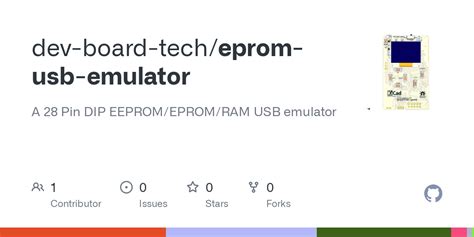 Github Dev Board Techeprom Usb Emulator A 28 Pin Dip Eepromeprom
