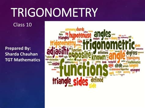 Trigonometry Class10 Pptx Physics Science
