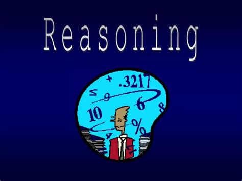 PPT Reasoning PowerPoint Presentation Free Download ID 1121900