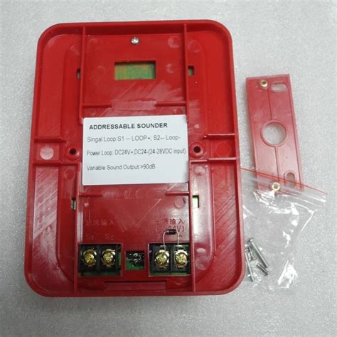 Conventional Sounder Strobe For Fire Alarm System