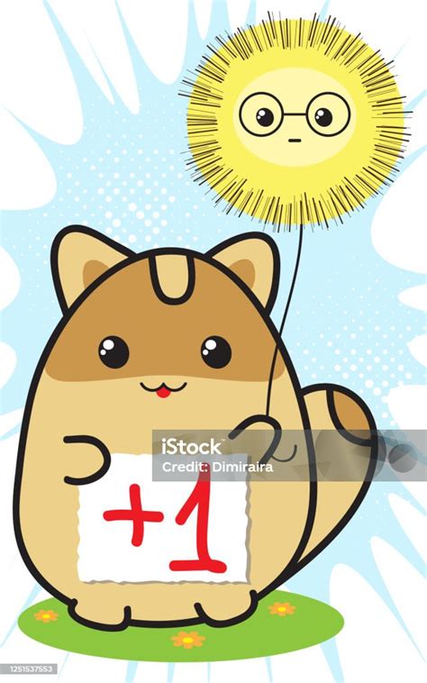 귀여운 재미있는 너구리는 비문종이가 새겨진 종이시트를 들고 있습니다 벡터 플랫 만화 캐릭터 일러스트레이션 승인 및 친절한 지원의 개념 난 당신과 함께있어 내게서 플러스를