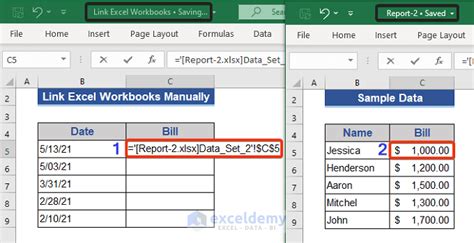 Link Excel Workbooks For Automatic Update 5 Methods Exceldemy