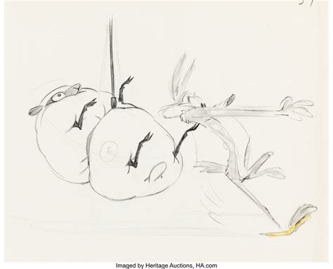 A Sheep In The Deep Ralph Wolf And Sheep Layout Drawing By Chuck Lot 16218 Heritage Auctions