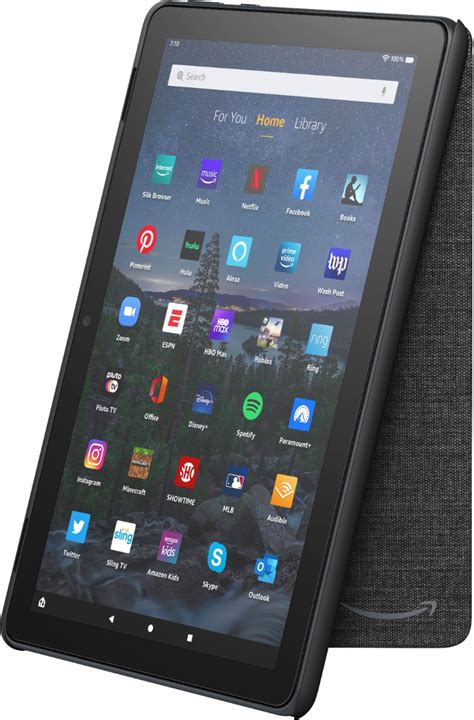 Best Buy Amazon Fire HD Tablet Cover CHARCOAL BLACK B L S YZR