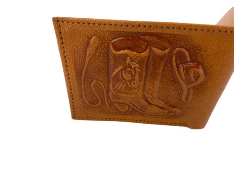 Men Genuine Cowhide Leather Bi Fold Wallets Handcrafted