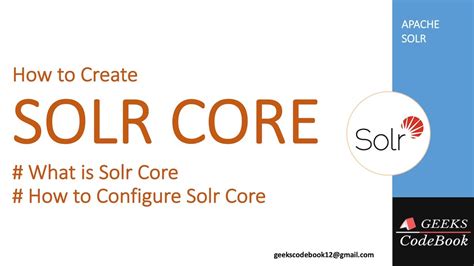 Solr 2 How To Create Solr Core Youtube