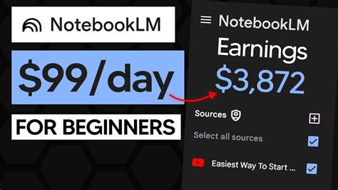 How To Make Money With NotebookLM For Beginners In 2024 - YouTube