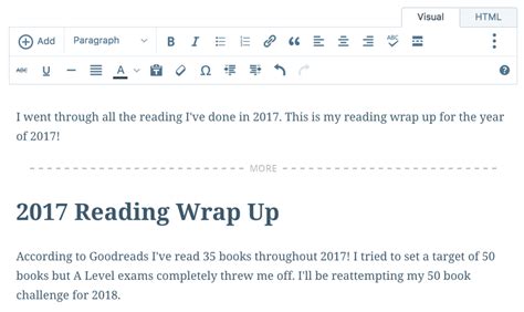 How To Formatting Wordpress Posts Lottieiswriting