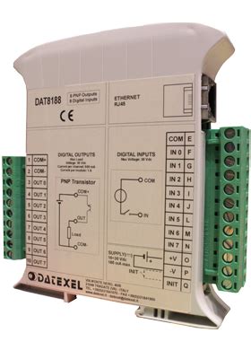 DAT Modbus TCP On Ethernet T To Digital Inputs A