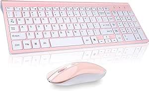 Amazon Com Wireless Keyboard Mouse Combo Cimetech Compact Full Size Wireless Keyboard And
