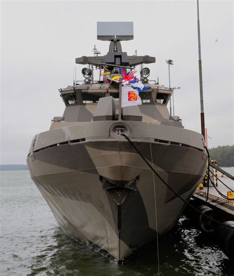 Patria Delivers 1st Modernized Hamina Class Missile Boat To Finnish