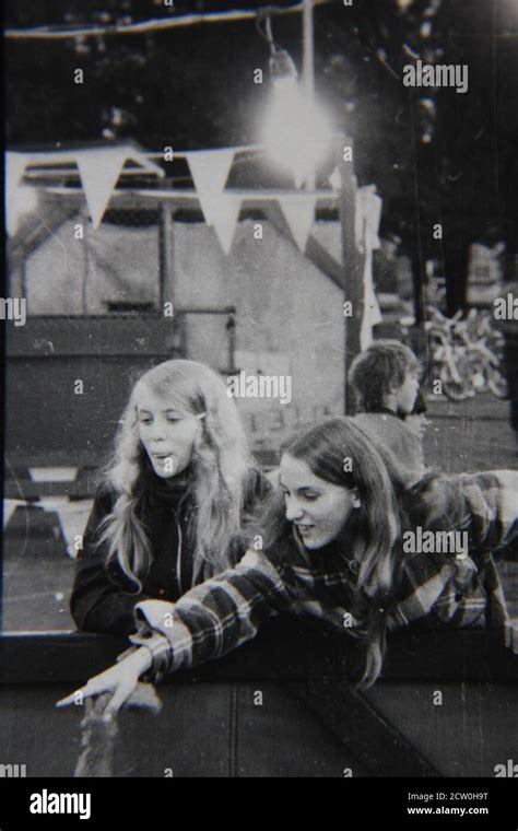 Fine 1970s Vintage Black And White Photography Of Teenagers Hanging Out