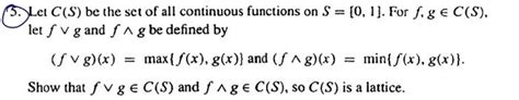 solved 3 let c s be the set of all continuous functions on