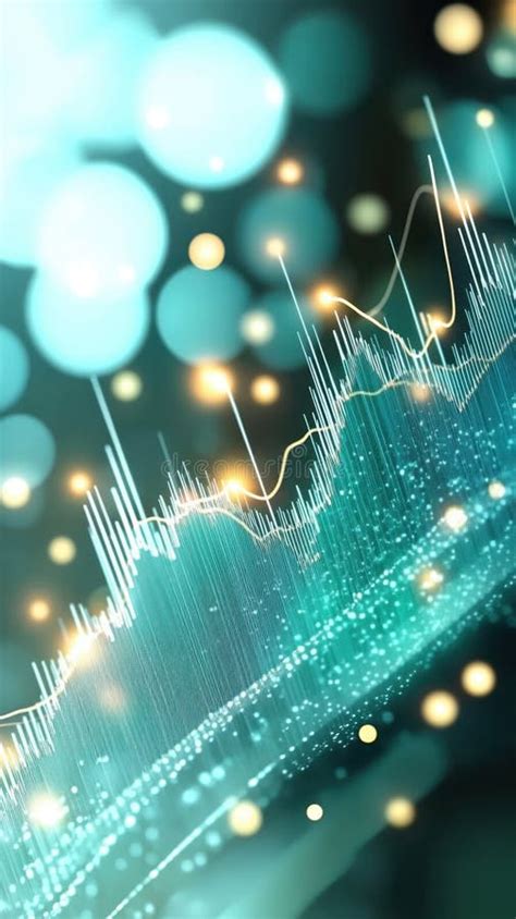 Dynamic Trends Illustrate Contrasting Growth And Decline In Statistical Data Visualization Stock
