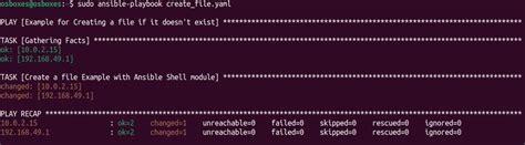 Ansible Shell Module Run Remote Shell Commands Sysops