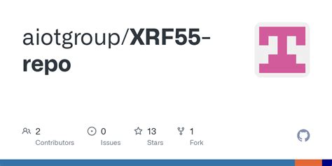 github aiotgroup xrf55 repo