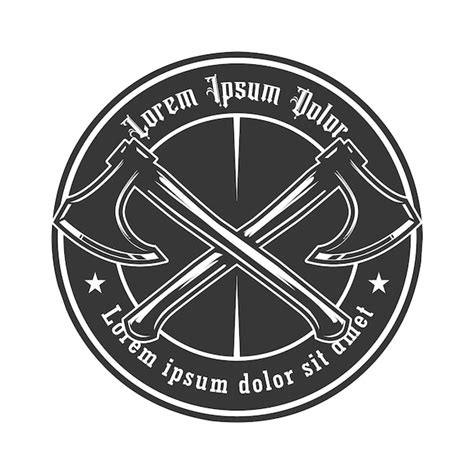 Premium Vector Axe Logo Vector Illustration