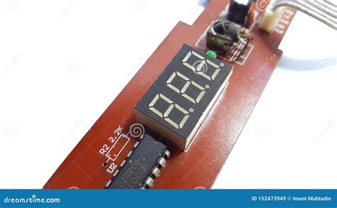 Seven Segment Indicators On A Black Background Background Picture Arduino Project Concept