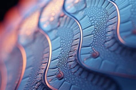 Premium Ai Image Microscopic Macro Closeup Shot Scientific Research