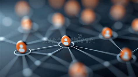Business Networking Event Connecting Dots Forming A Network Stock
