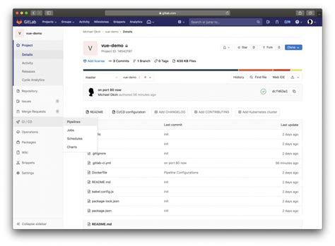 How To Auto Deploy A Vue Application Using Gitlab Cicd On Ubuntu 1804