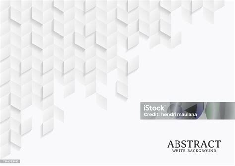 추상흰색과 회색 기하학적 배경 텍스처 0명에 대한 스톡 벡터 아트 및 기타 이미지 0명 3차원 형태 개념 Istock