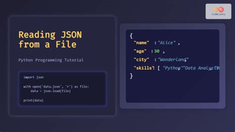 Reading Json From A File Python Programming Tutorial With Examples