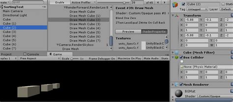 setting camera main opaquesortmode to nodistancesort doesn t work