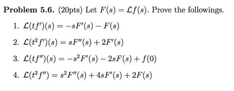 solved let f s f s prove the followings tf s