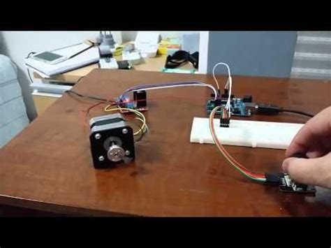 Controlling A Stepper Motor W Arduino And A Joystick YouTube Stepper Motor Arduino