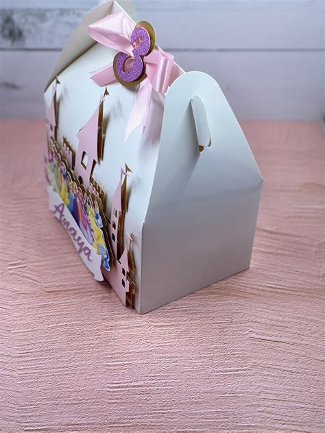 Princess Gable Box Princess Favor Box Disney Princess Favor Etsy