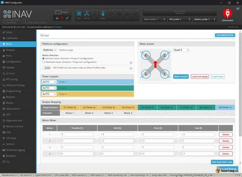 how to setup inav on an fpv drone converting from betaflight oscar
