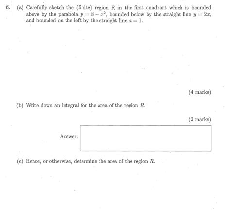 solved a carefully sketch the finite region r in the