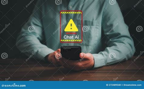 Adult Man Using Smartphone Chatting With A Smart Ai Using An Artificial Intelligence Chatbot