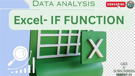 IF FUNCTION IN Excel YouTube