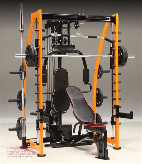 Multi Station Smith Machine Rack | Gym workouts machines, At home gym ...