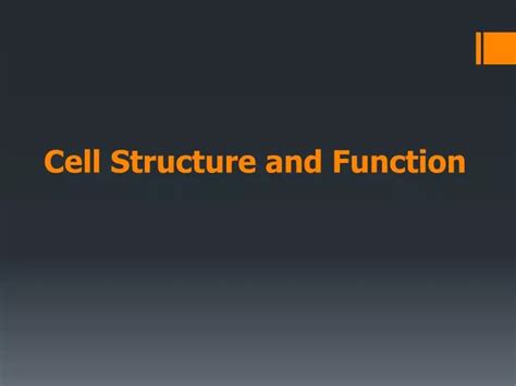 PPT Cell Structure And Function PowerPoint Presentation Free Download ID 2809097