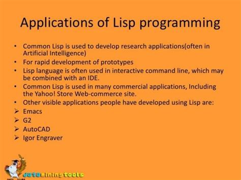 Lisp Programming Language Artificial Intelligence Ppt
