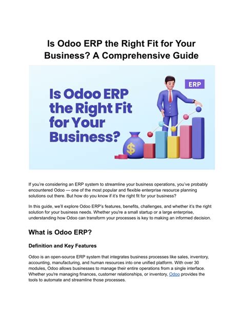 Ppt Is Odoo Erp The Right Fit For Your Business Powerpoint Presentation Id 13906366