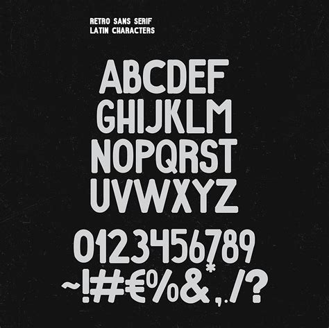 Retro Sans And Serif Font