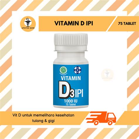 Jual Vitamin A Ipi B1 Ipi B12 Ipi B Complex Ipi C Ipi D3 1000 Ipi E Ipi Zinc Ipi D3 K2 Ipi