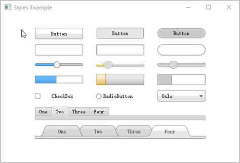 qt官方示例 quick control 1样式 腾讯云开发者社区 腾讯云