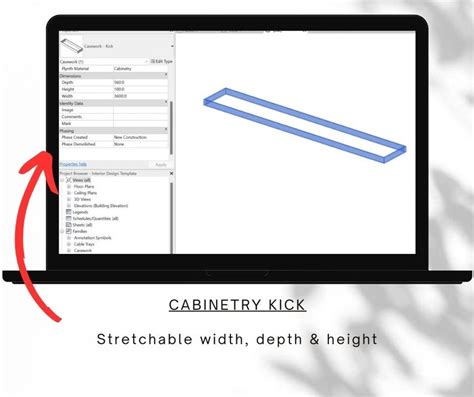 Essential Revit Families For Interior Design Parametric Cabinetry Etsy