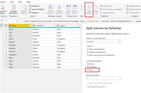 Solved Extracted Data From List With Separator Represe