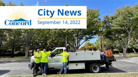 News From The City Of Concord